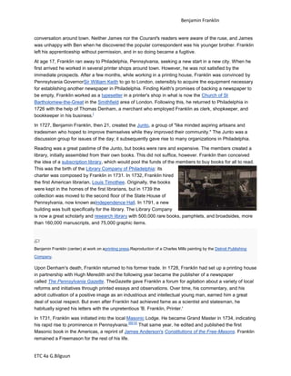 Benjamin franklin | DOCX