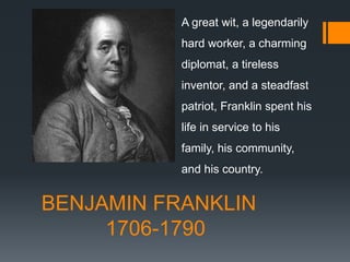 Benjamin Franklin | PDF