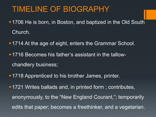 Benjamin Franklin | PDF