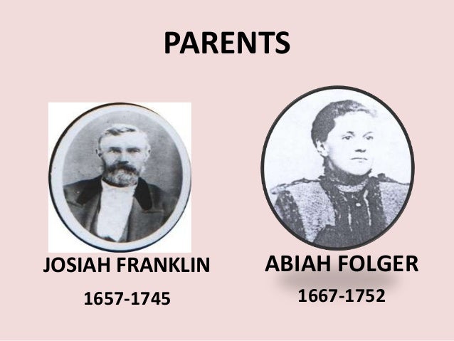 Benjamin franklin (1706 – 1790)