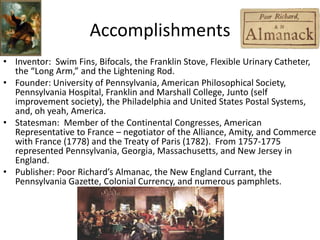 Benjamin Franklin by Matthew Bailey | PPTX | Marriage and Civil Unions ...