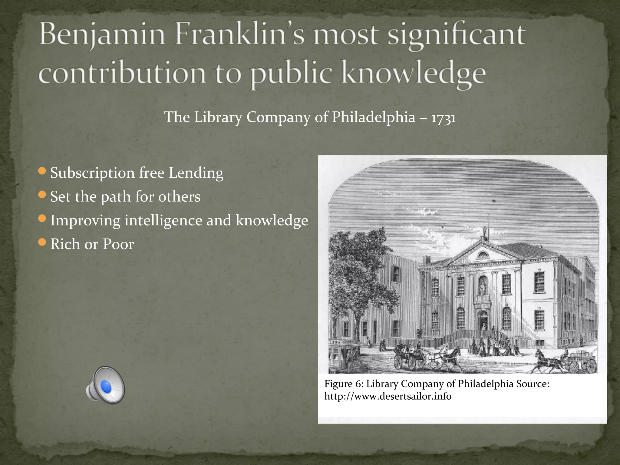 Benjamin franklin discovery project | PPT