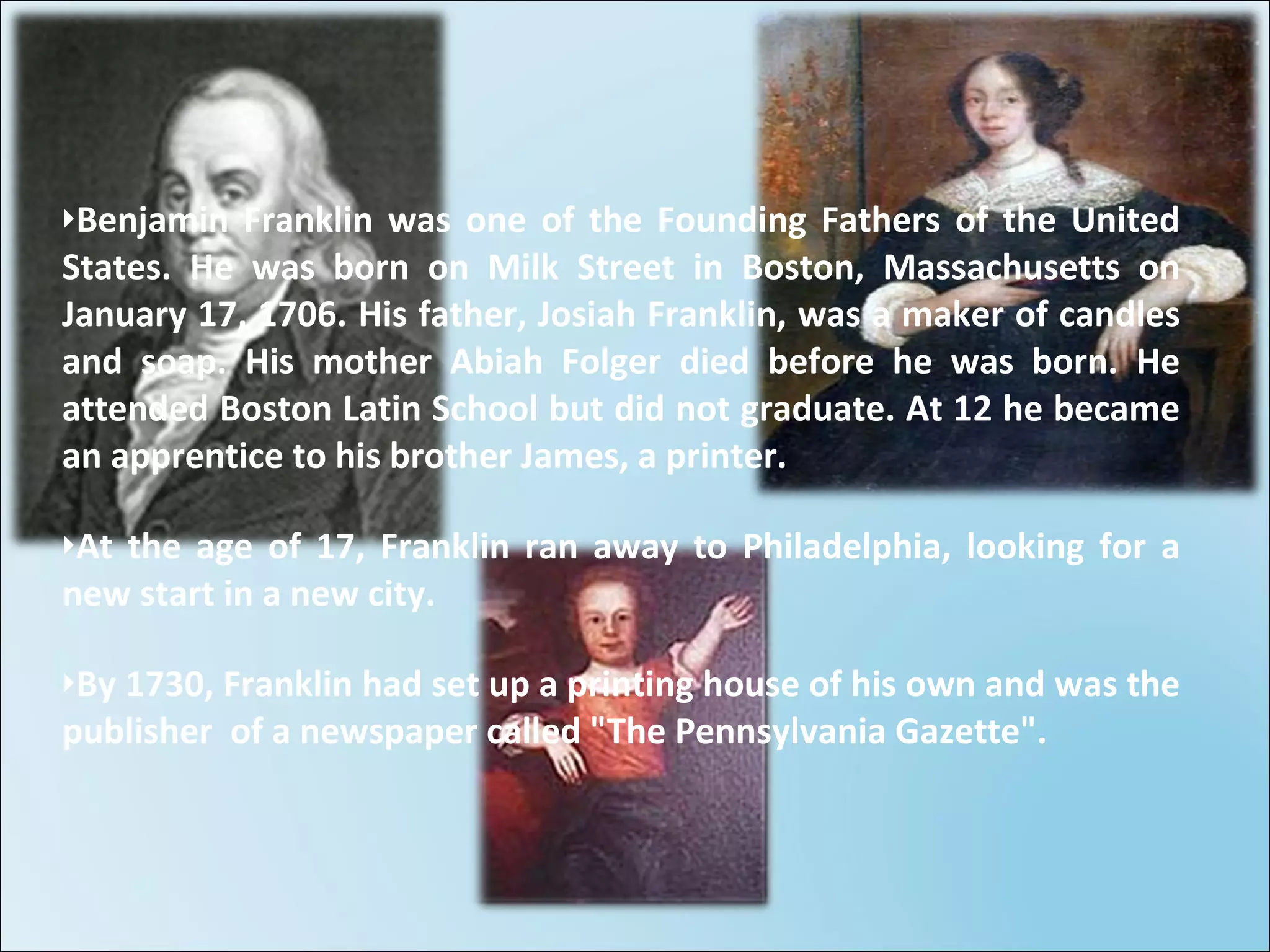 Benjamin Franklin | PPT