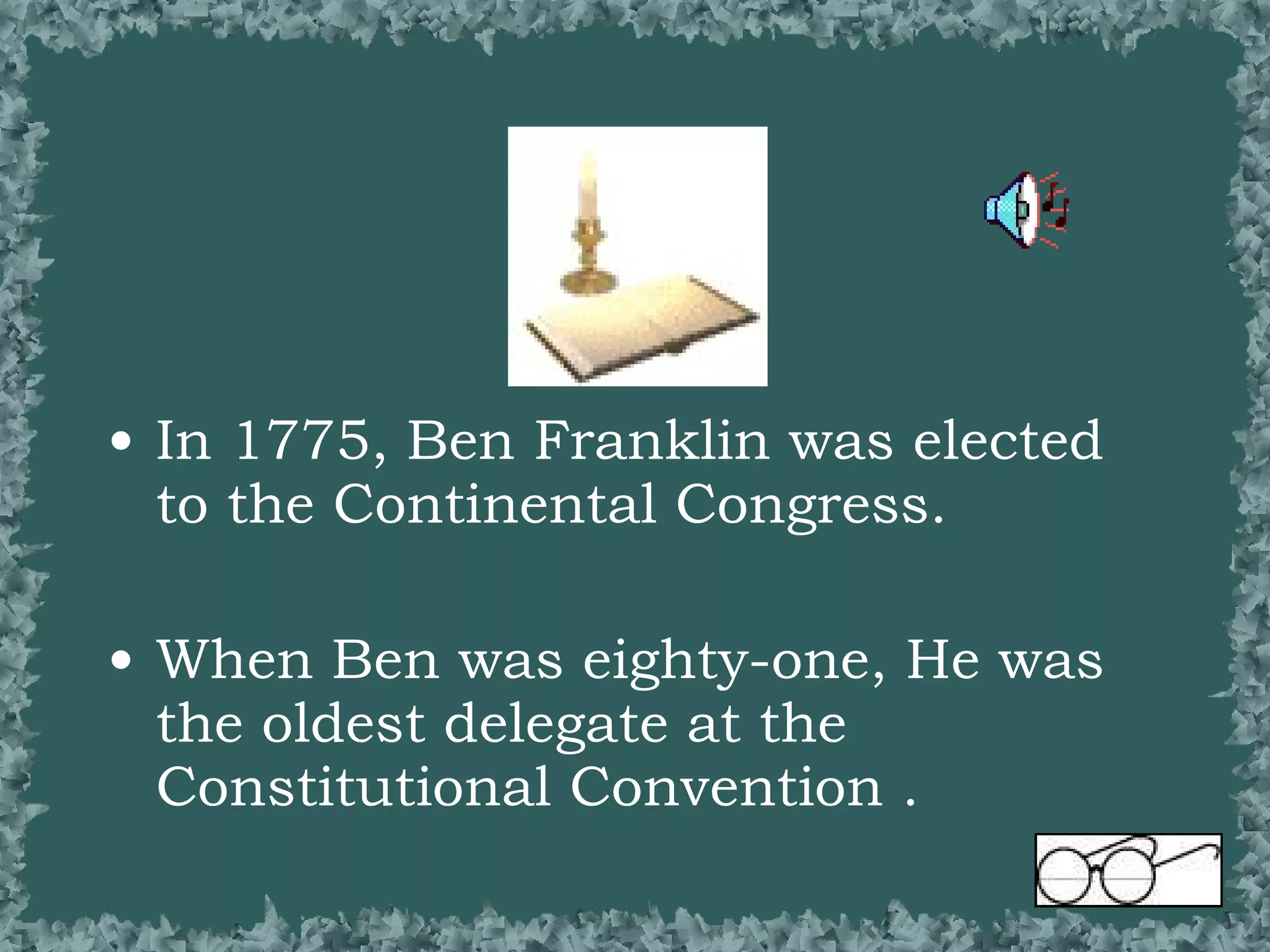 Benjamin Franklin powerpoint | PPT