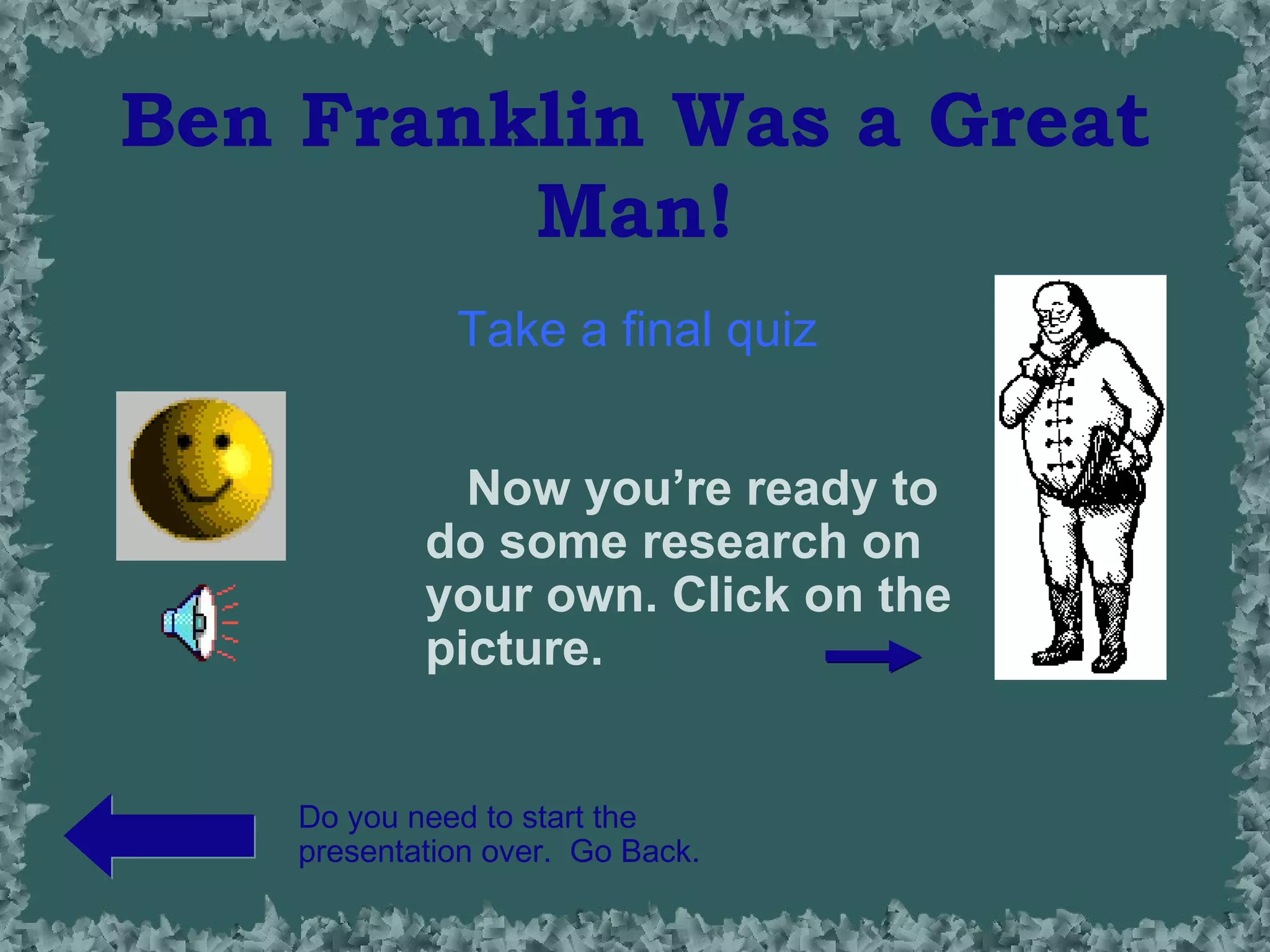 Benjamin Franklin powerpoint | PPT