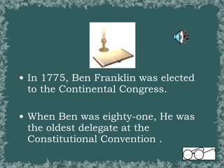 Benjamin Franklin powerpoint | PPT