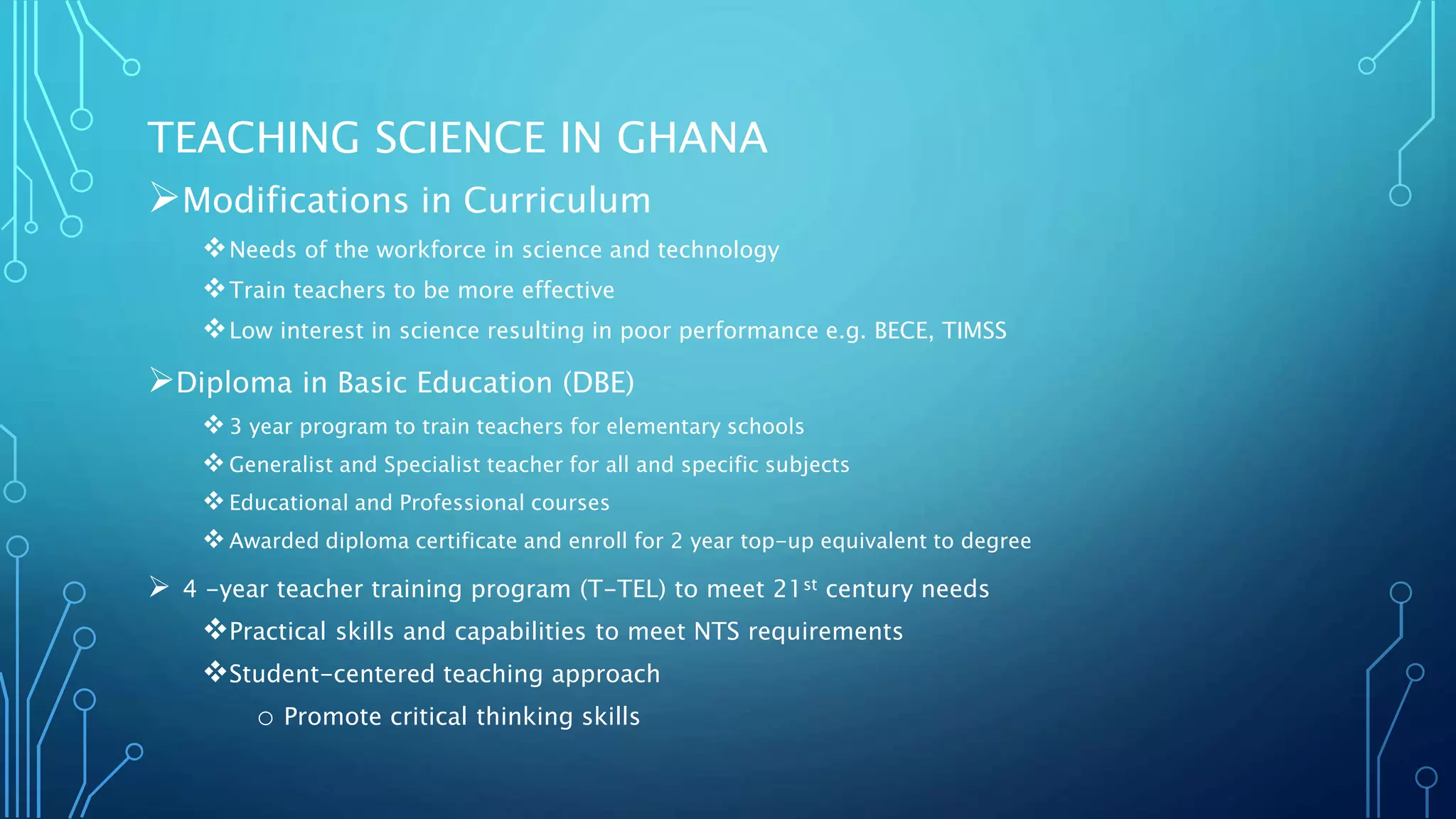 flipping the science classroom in Ghana | PPTX