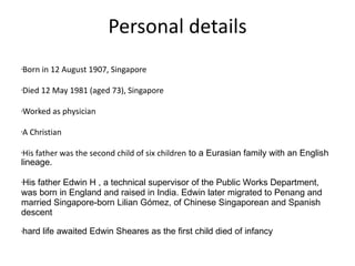 Benjamin Sheares | PPT