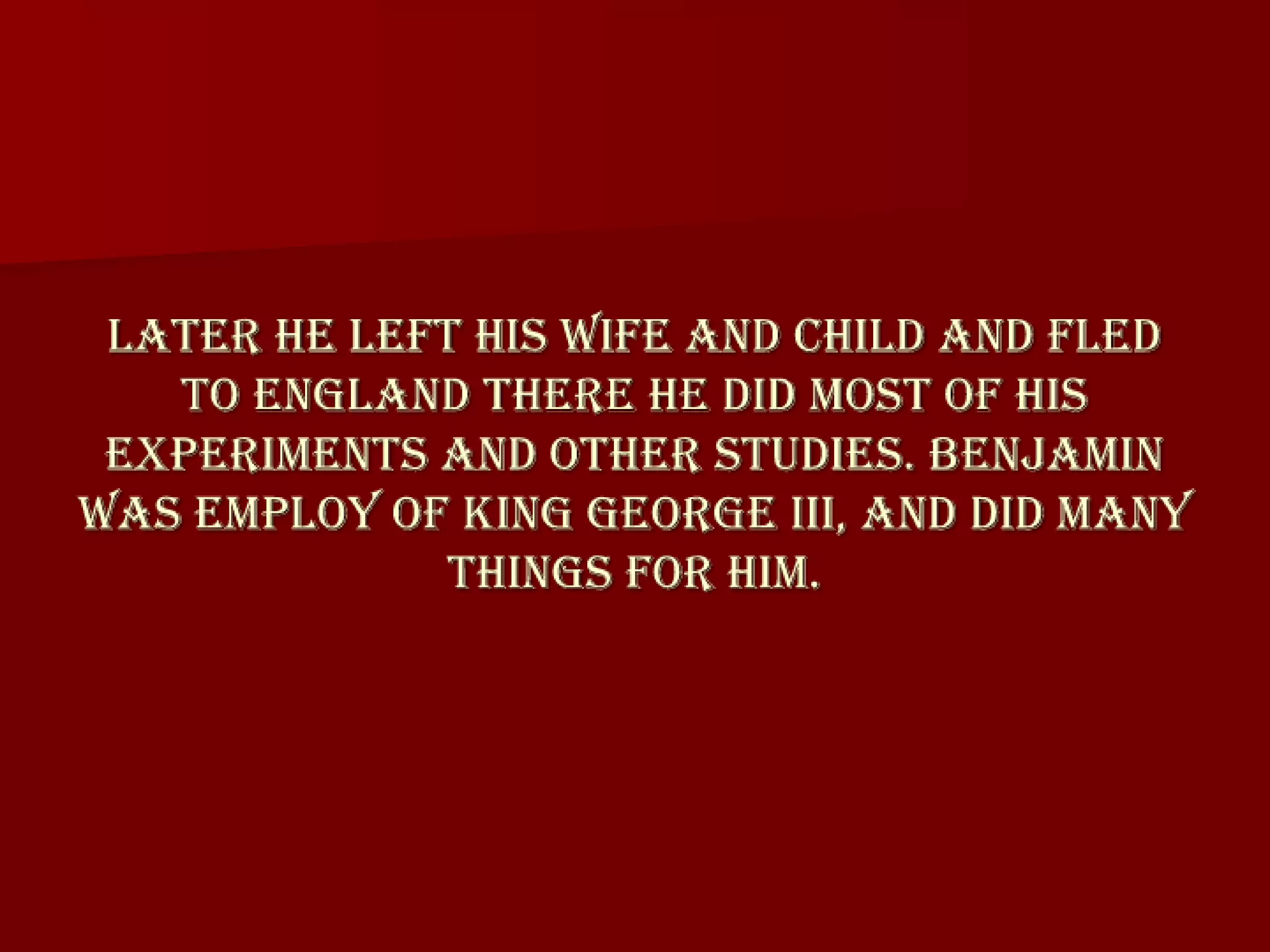 Benjamin thomson | PDF