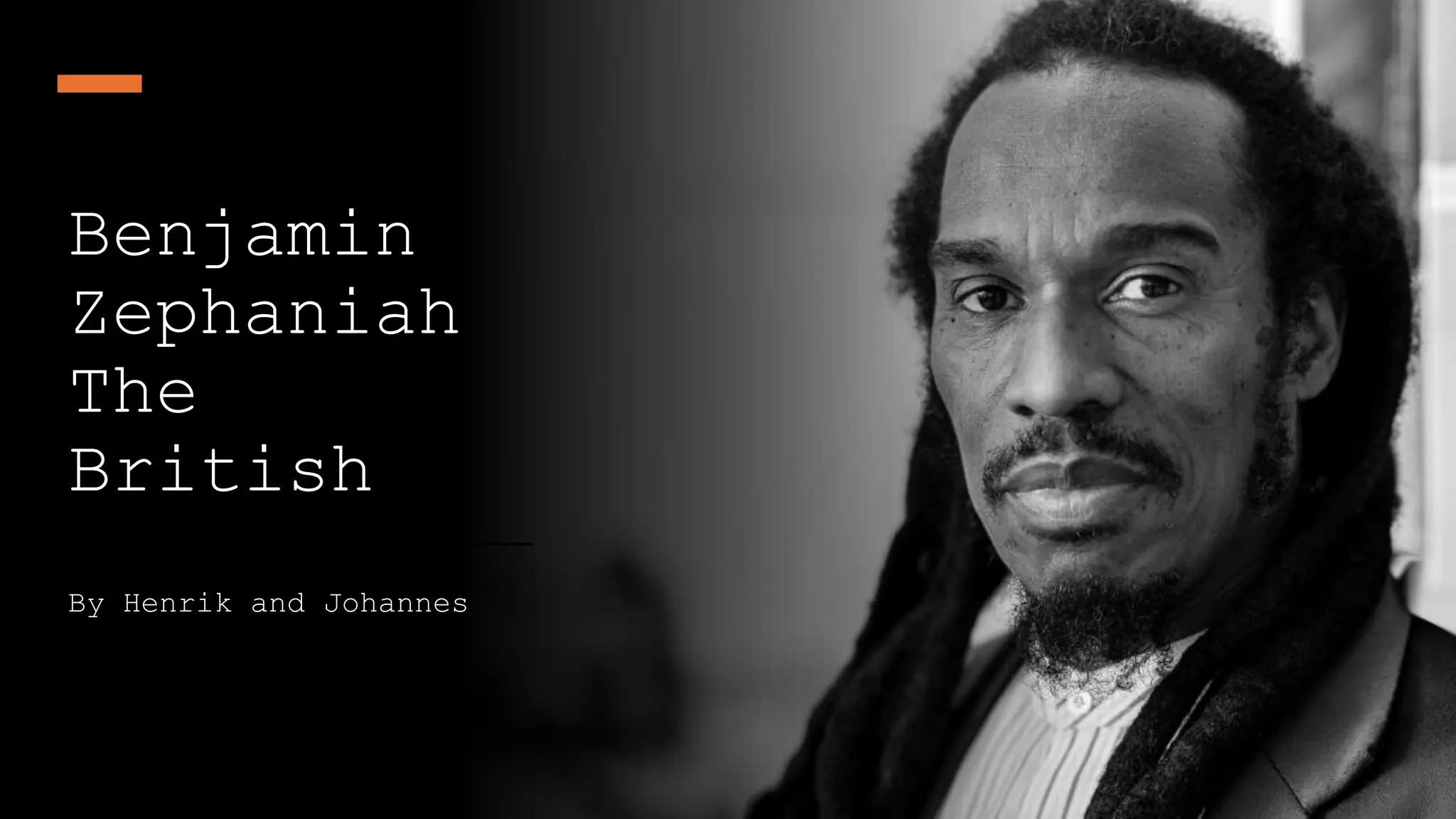 Benjamin Zephaniah PPP.pptxddwckhj sccddcfc | PPT