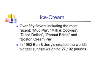Ben & Jerrys | PDF