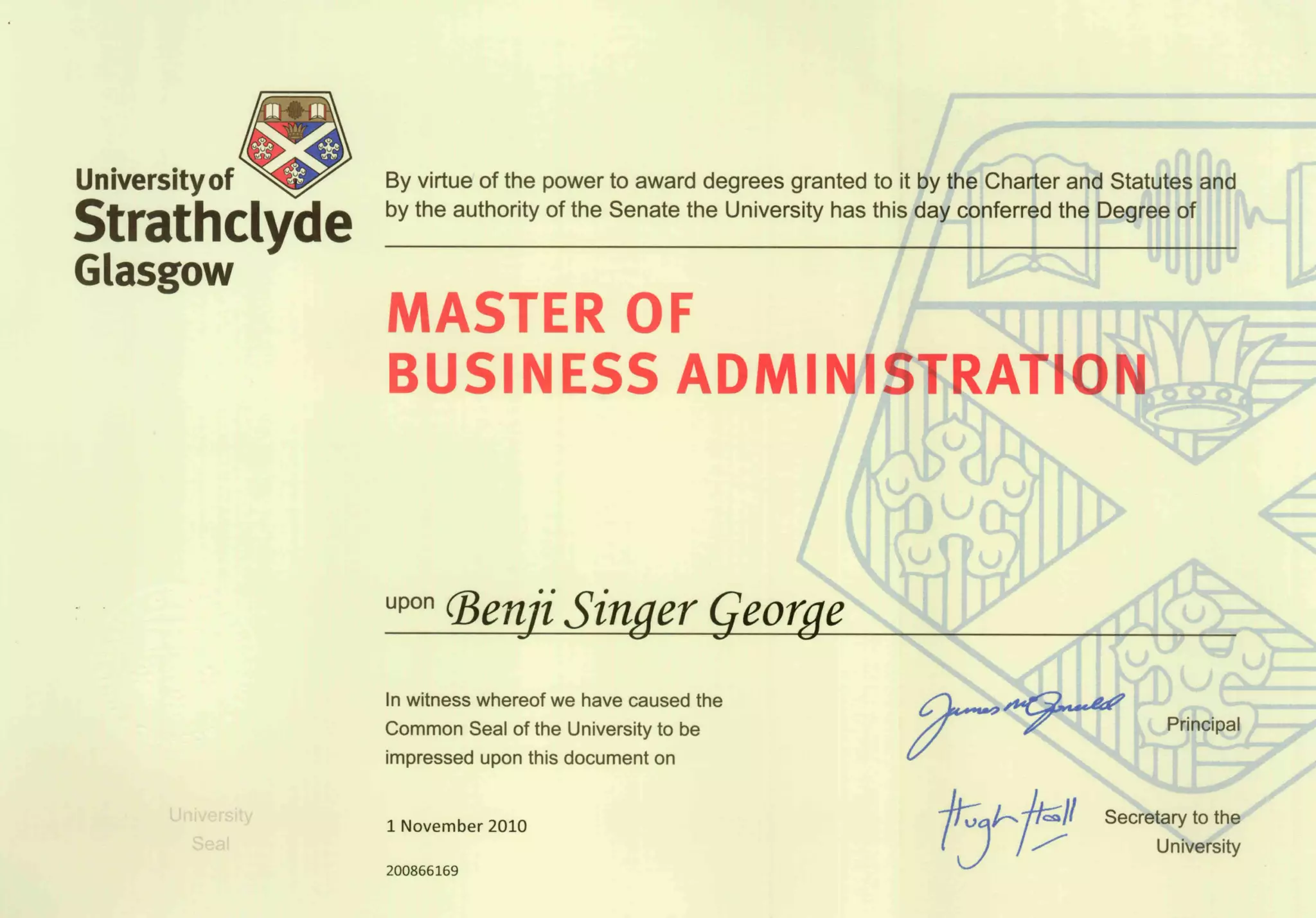 Masters in Business Administration | PPT