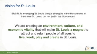 BioSTL: Advancing St. Louis Bioscience | PPT