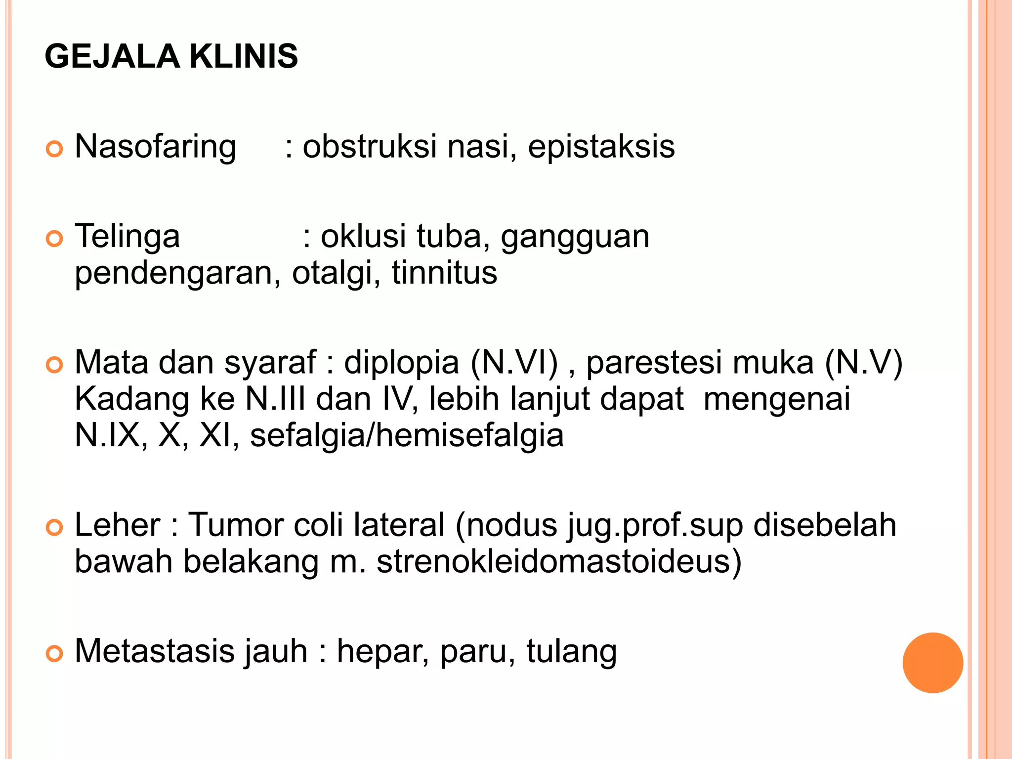 Benjolan pada leher Onko | PPTX