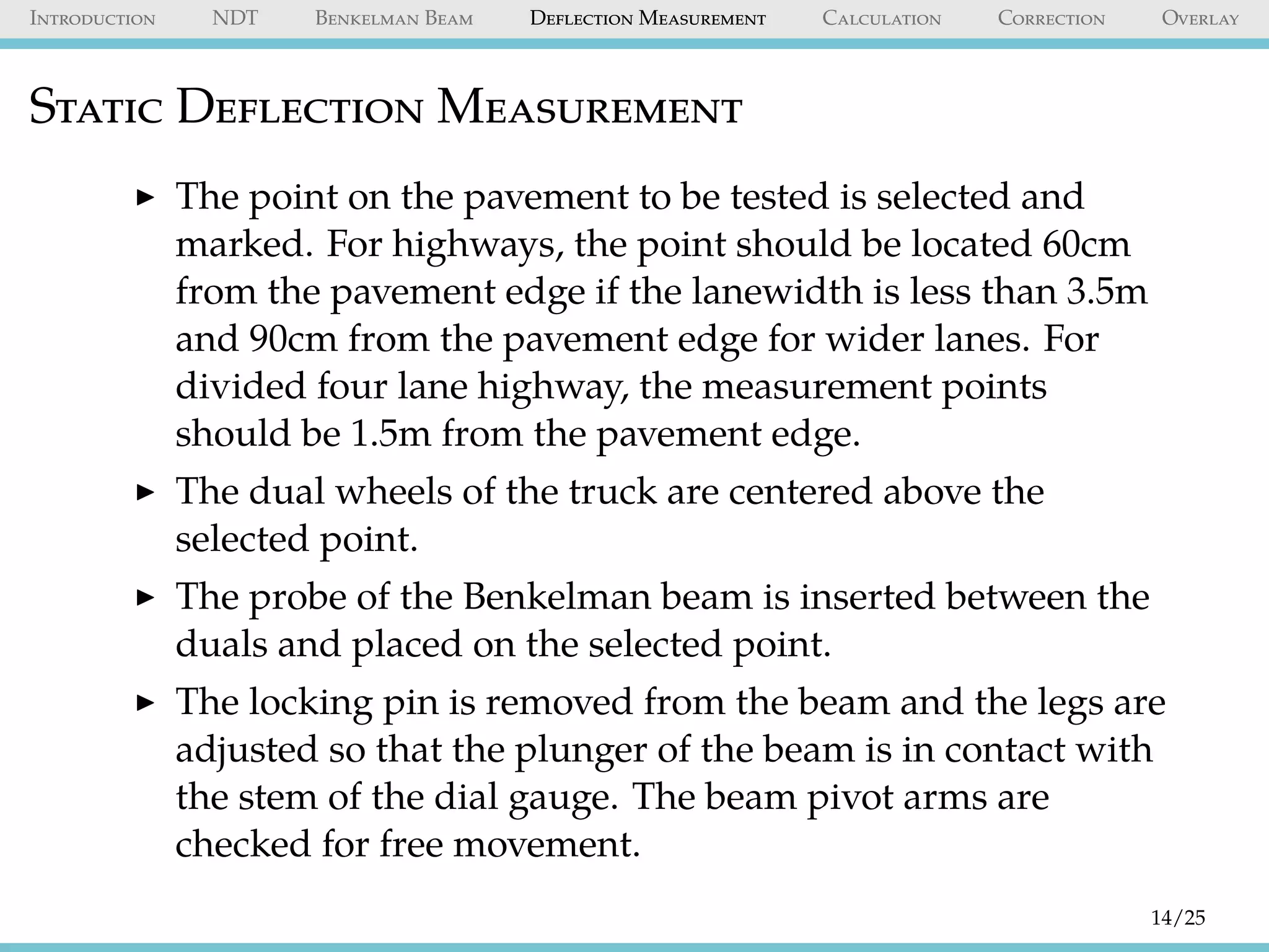 Benkelman beam | PDF