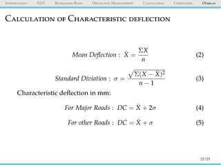 Benkelman beam | PDF