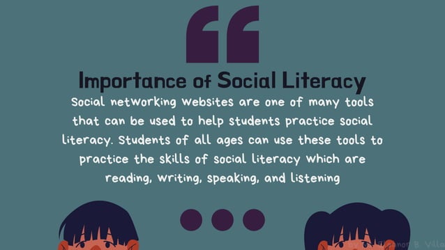 Social Literacy | PDF | Education