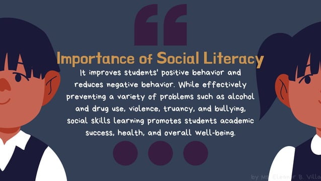 Social Literacy | PDF | Education
