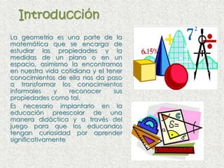 propiedades geometricas forma espacio y medida | PPTX