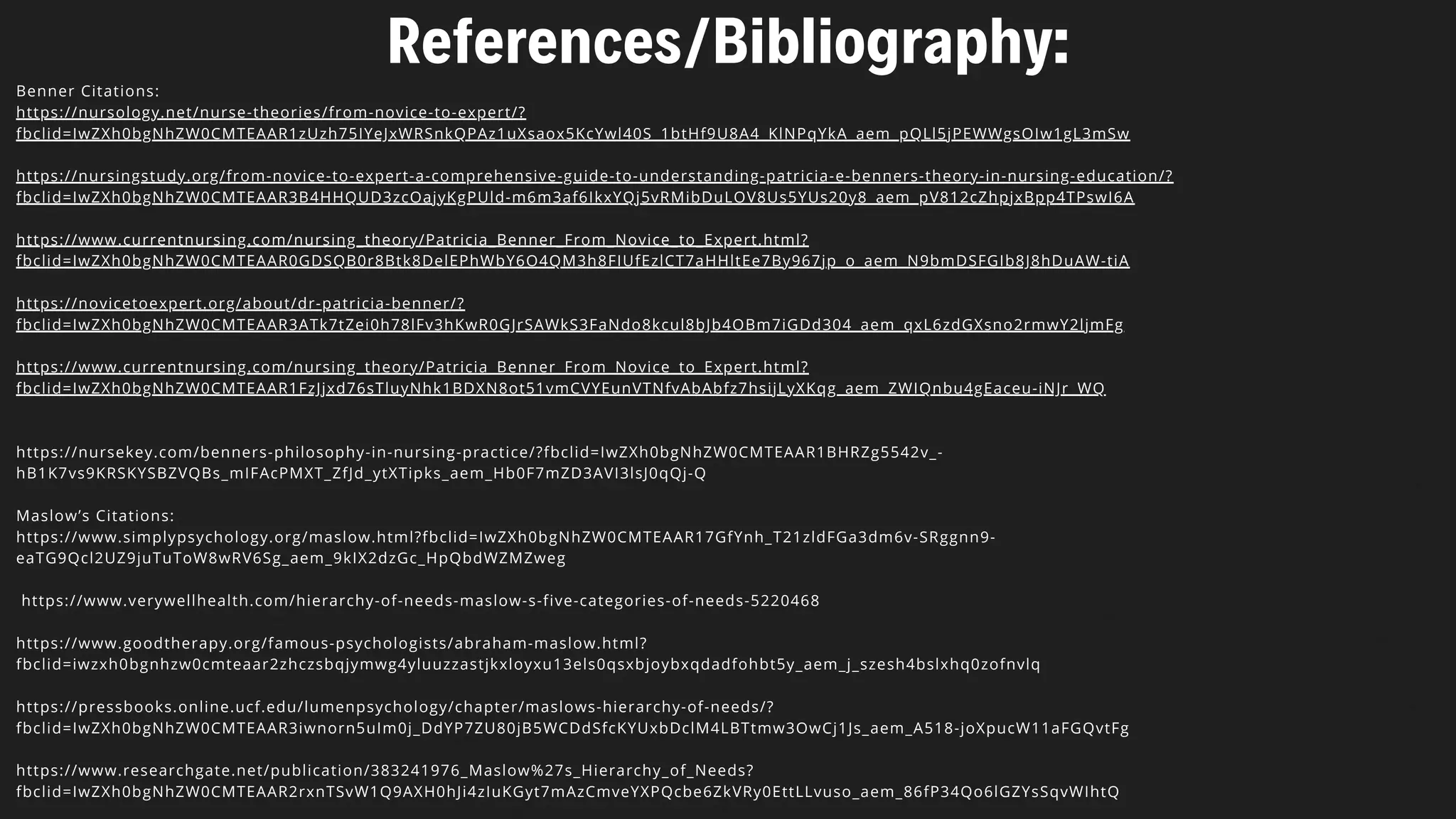 BENNER'S AND MASLOW'S THEORY - NURSING THEORIES | PDF