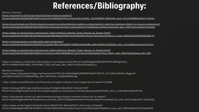 BENNER'S AND MASLOW'S THEORY - NURSING THEORIES | PDF | Parenting ...