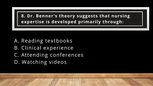 BENNER'S AND MASLOW'S THEORY - NURSING THEORIES | PPT