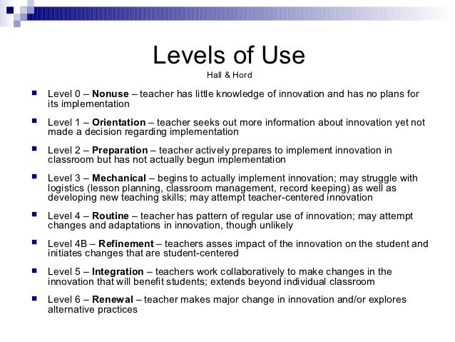 Bennett Models Of Change
