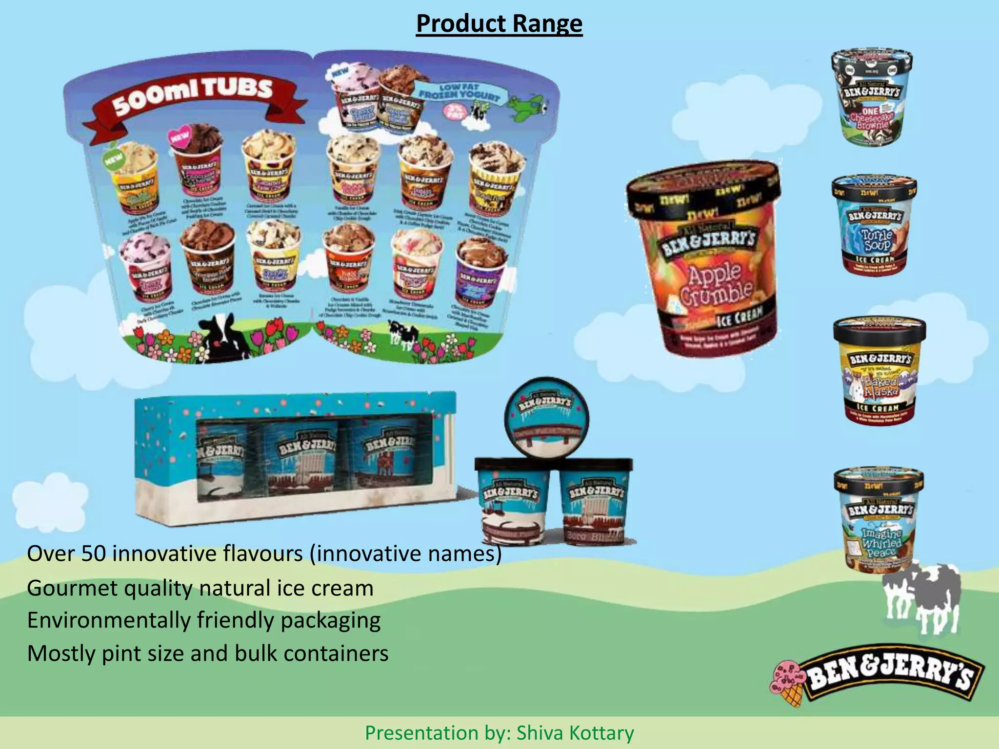 Ben & Jerry Ice cream Marketing Presentation | PPSX