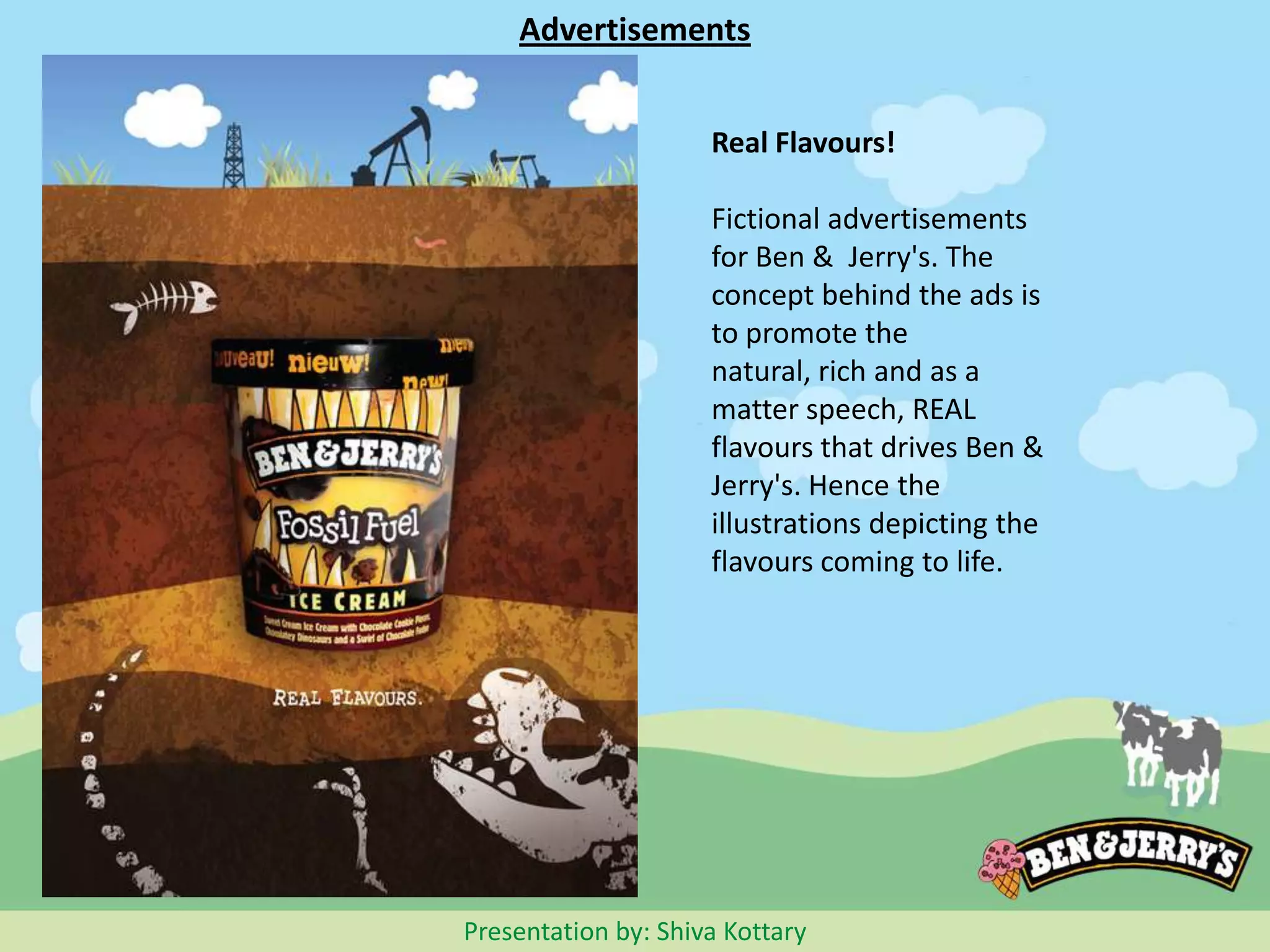 Ben & Jerry Ice cream Marketing Presentation | PPSX