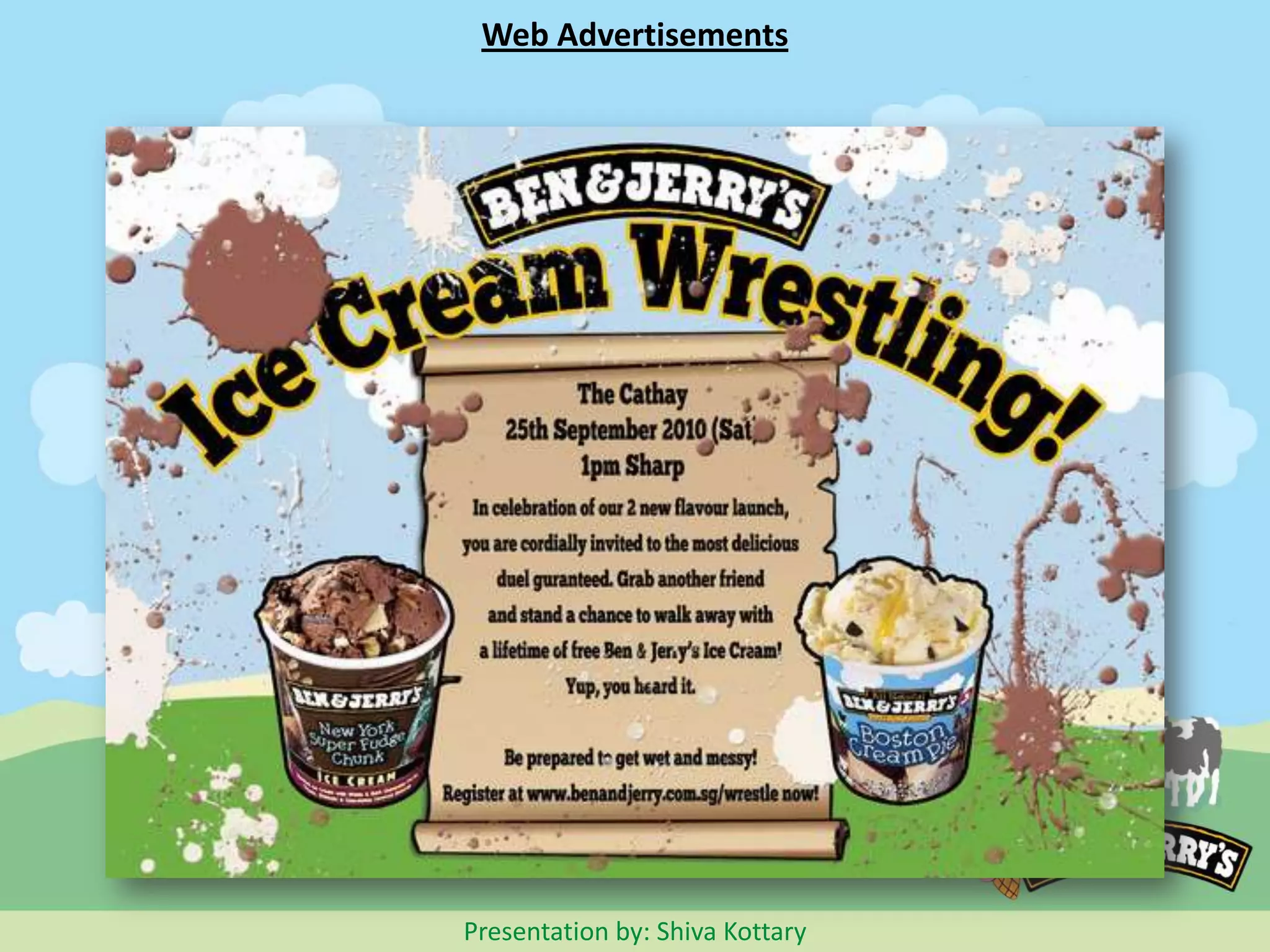 Ben & Jerry Ice cream Marketing Presentation | PPSX