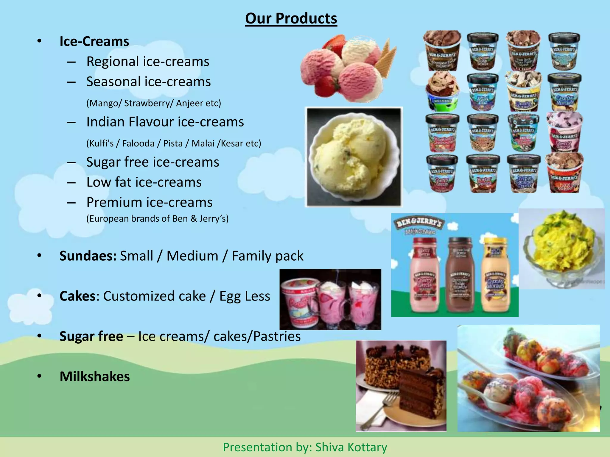 Ben & Jerry Ice cream Marketing Presentation | PPSX