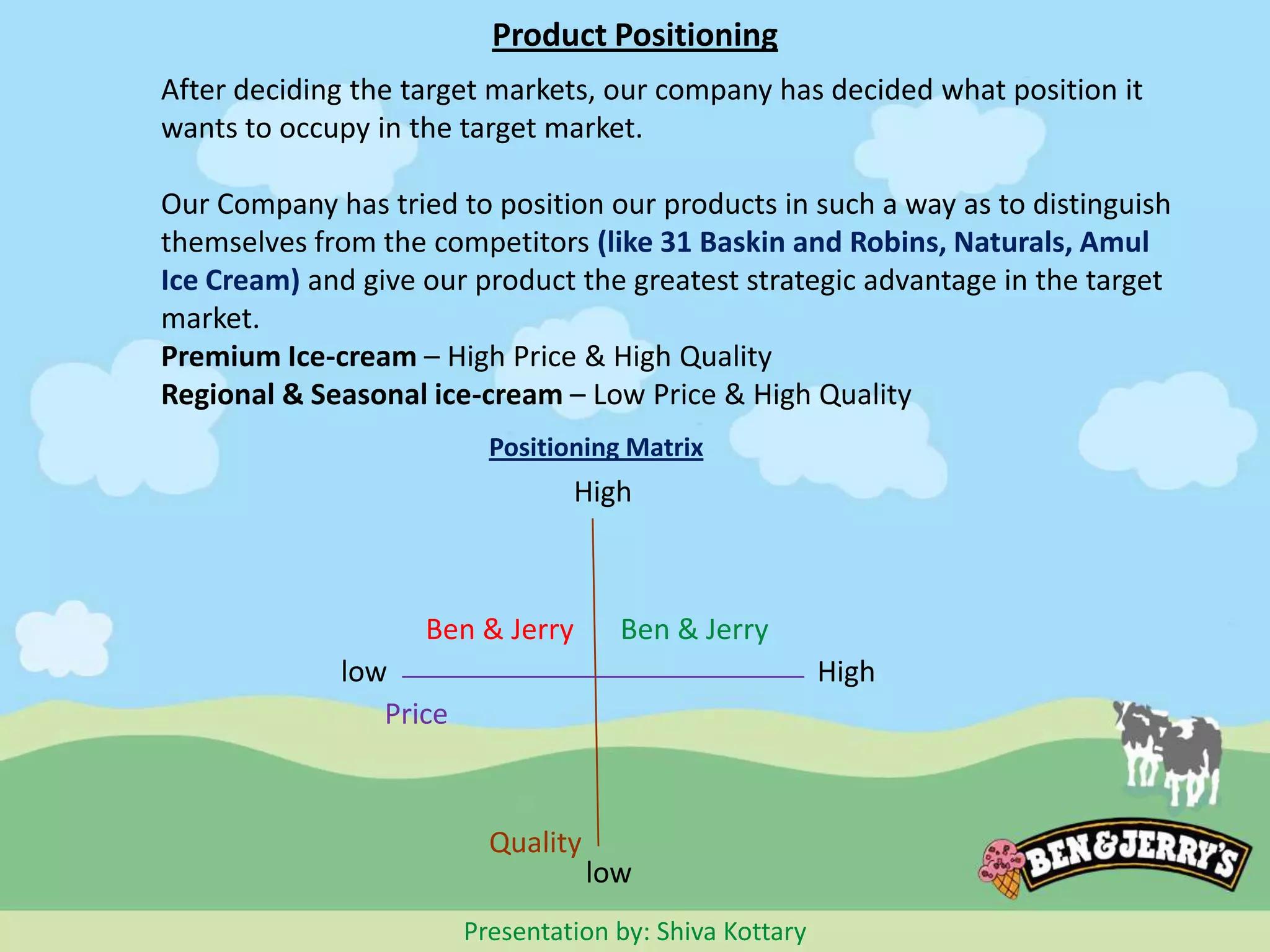 Ben & Jerry Ice cream Marketing Presentation | PPSX