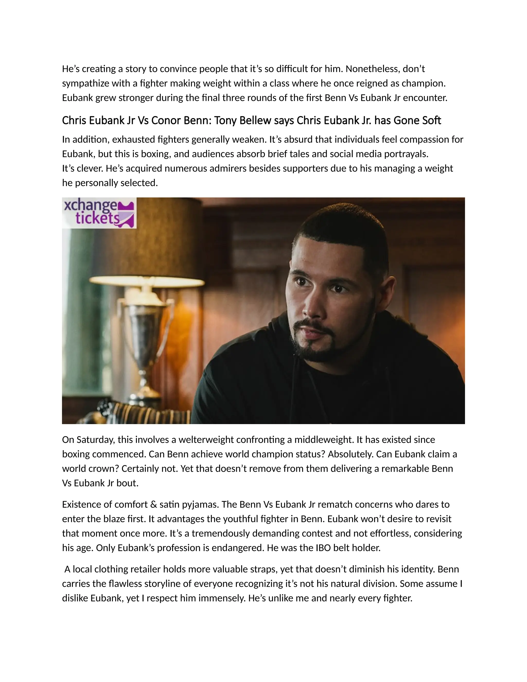 Benn Vs Eubank Jr Tony Bellew Sides with Conor Benn.docx