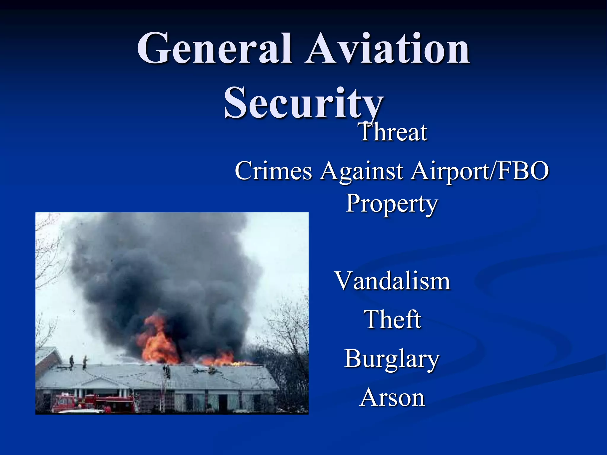 General Aviation Security | PPT