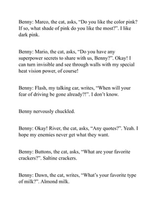 Benny the Hero 7 Book Written By Basak Serin | DOCX