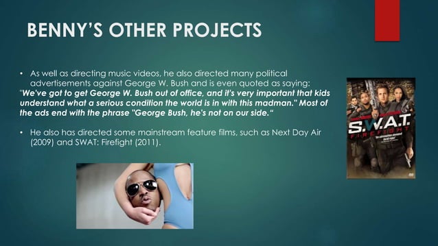 Director Analysis - Benny Boom | PPTX