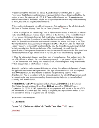 Benny hung v. bpi card corporation credit card case | DOCX