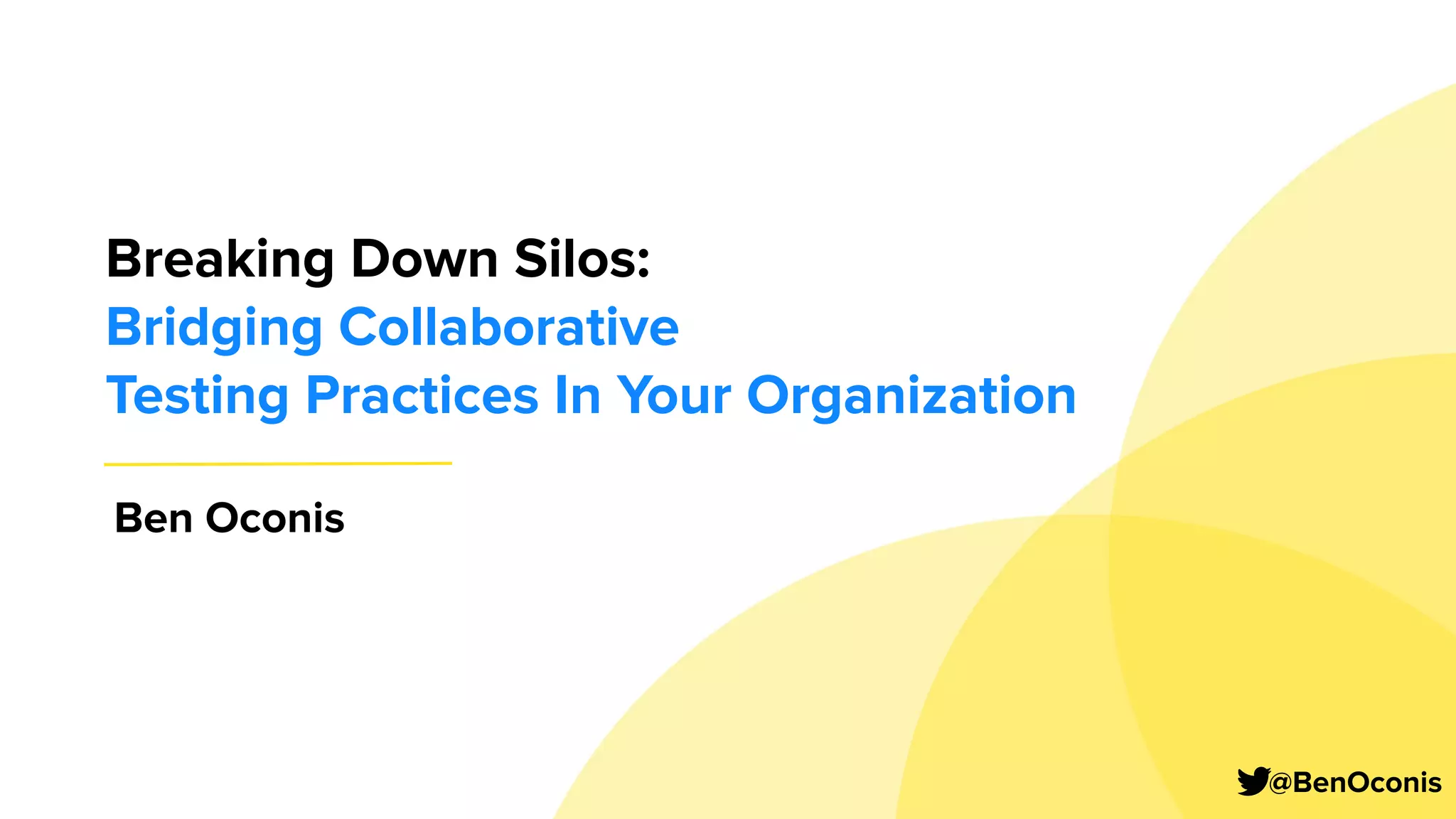 Ben Oconis - Breaking Down Silos.pdf