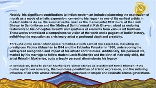 benode behari mukherjee THE GREAT BLIND ARTIST | PPT