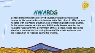 benode behari mukherjee THE GREAT BLIND ARTIST | PPT