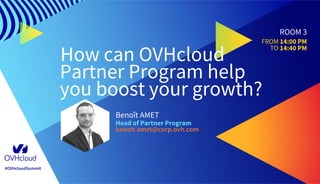 An introduction to the OVHcloud Partner Program | PDF