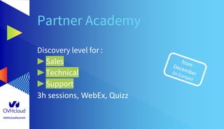 An introduction to the OVHcloud Partner Program | PDF