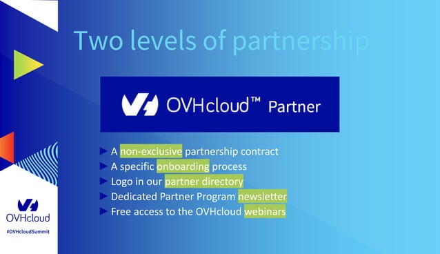 An introduction to the OVHcloud Partner Program | PPT