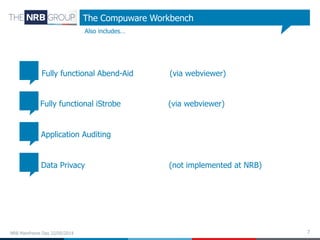 Modern Interface to Mainframe - The Compuware Workbench (B. Ebner) | PPT