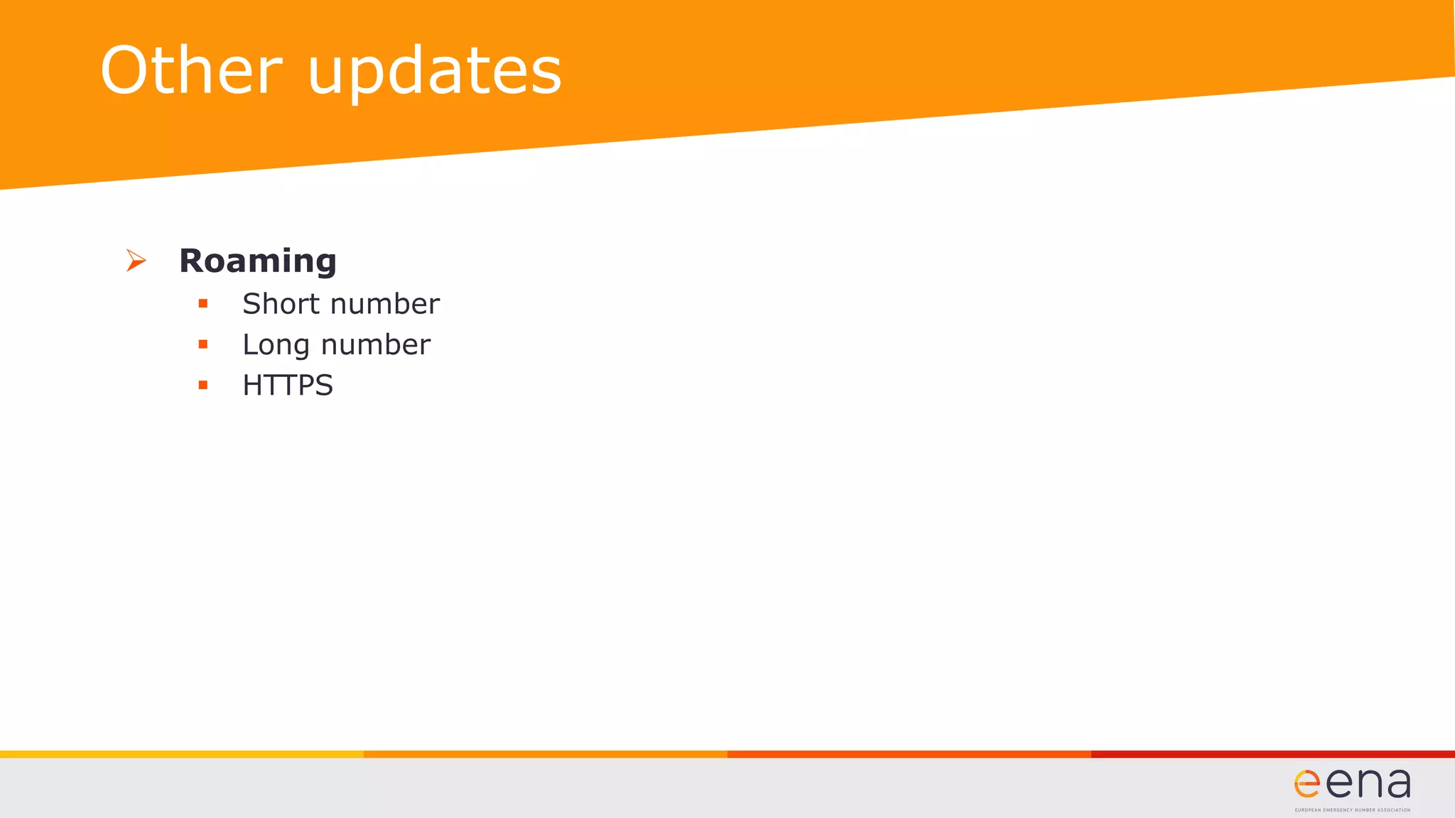 EENA 2021 - Advanced Mobile Location (1/3) | PDF