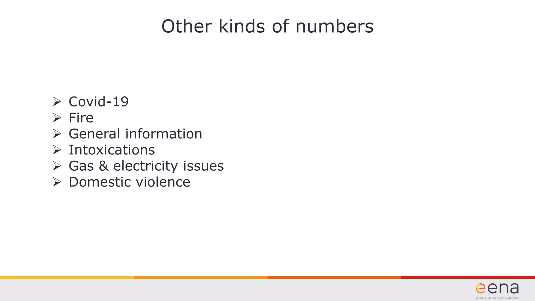 EENA 2021: Non-emergency numbers (1/4) | PPT
