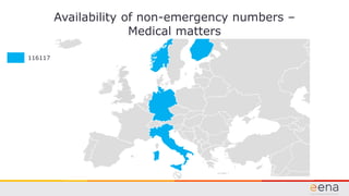 EENA 2021: Non-emergency numbers (1/4) | PPT