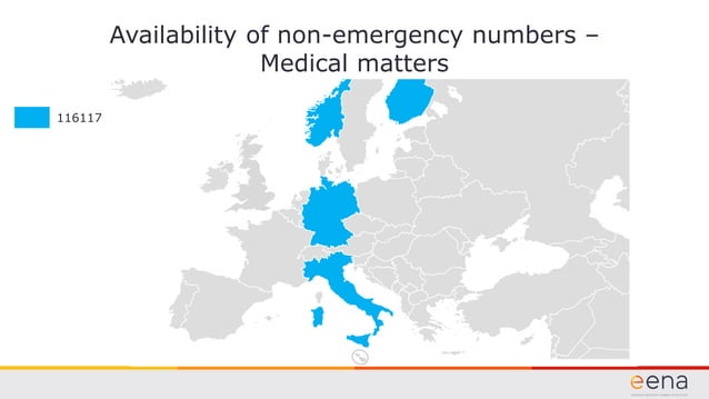 EENA 2021: Non-emergency numbers (1/4) | PPT