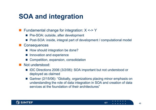 Enterprise Architecture og SOA trender | PPT