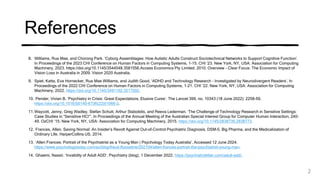 References for Neurodiversity and Assistive Technologies | PPTX